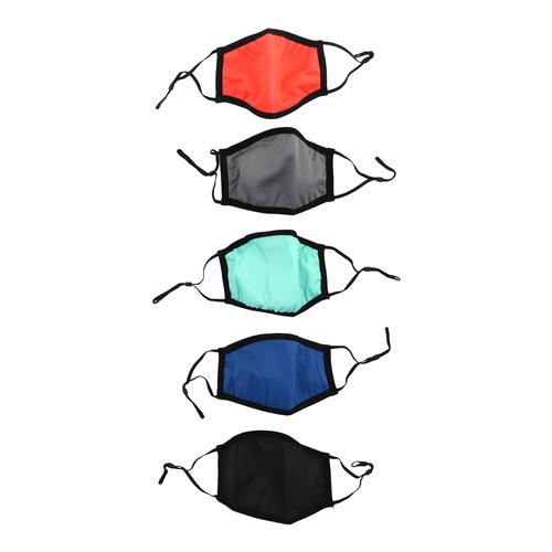 Wholesale Z5PK 3PLY CLOTH FACE MASK SOLID PRIMARY COLORS ADULT ...