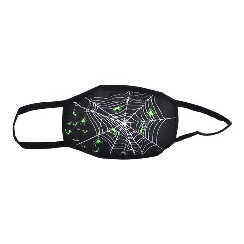 Wholesale Z3PLY CLOTH FACE MASK SPIDER WEBS KIDS SIZE - GLW