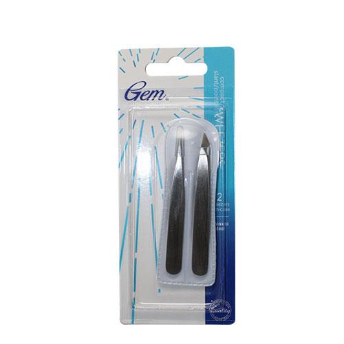 Wholesale Z2PK COMPACT SLANT/POINT TIP TWEEZERS IN CASE GEM 5-30G GEM - GLW