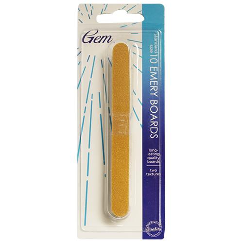 Wholesale Z10pk EMERY BOARDS GEM 12-25G - GLW