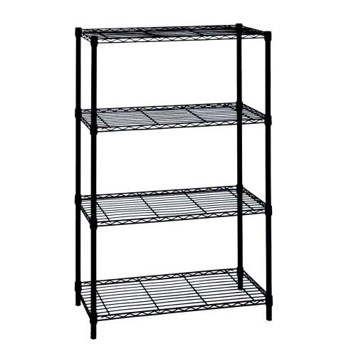 Wholesale z54x36x14" 4 TIER BLACK UTILITY SHELF - GLW