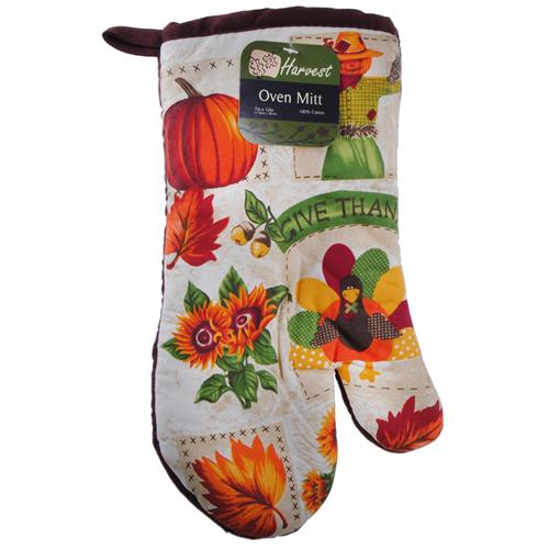 Wholesale Fall Oven Mitt Collection 4 Assorted Designs - GLW