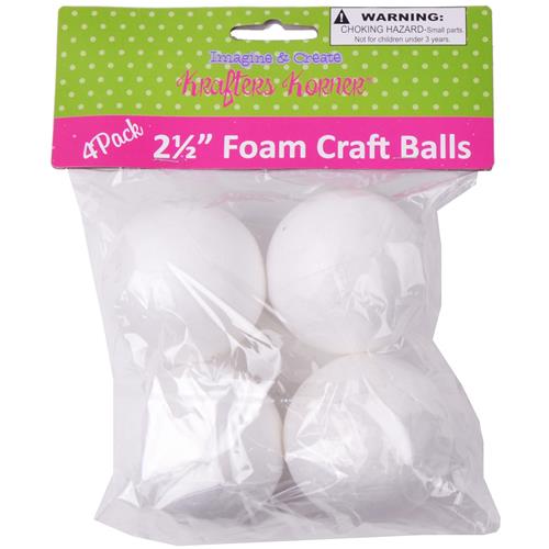 Wholesale Krafters Korner Assorted Foam Craft Balls - GLW