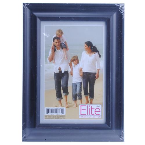 Wholesale Black Plastic Stylish Photo Frame 4""""x6"""" - GLW