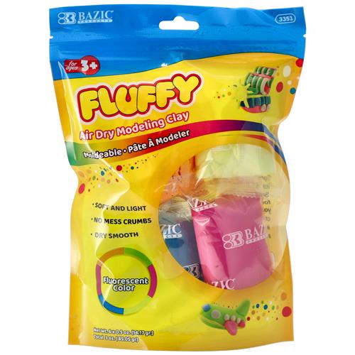 Wholesale 6CT AIR DRY MODELING CLAY FLUORESCENT 0 5oz GLW