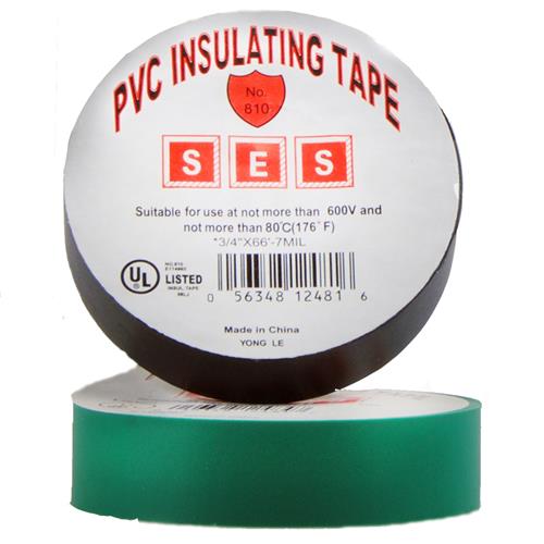 Wholesale Electical Tape Black PVC .75"""" x 66' Roll - GLW
