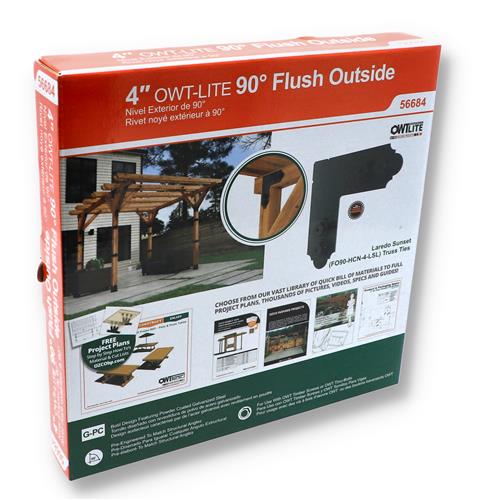 Wholesale Z4'' FLUSH OUTSIDE 90° TRUSS TIES KIT LAREDO SUNSET - GLW