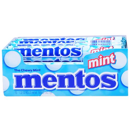 Wholesale Mento's Mints Large Roll 1.32 OZ - GLW