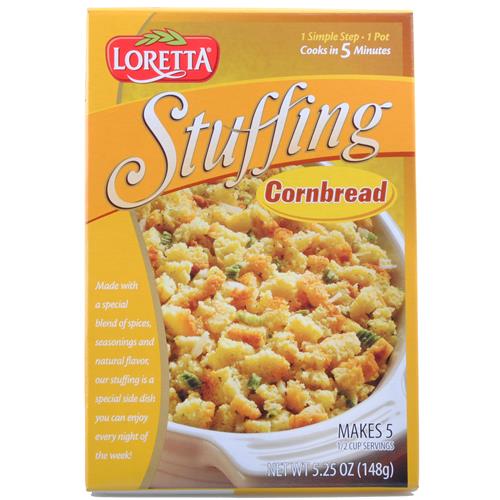 Wholesale Loretta Cornbread Stuffing Mix Expires 8/22/15 - GLW