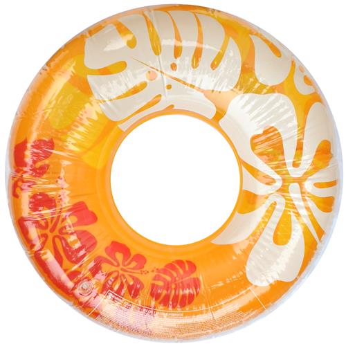 Wholesale Clear Color Swim Tube with Flowers Assorted 36"""" - GLW