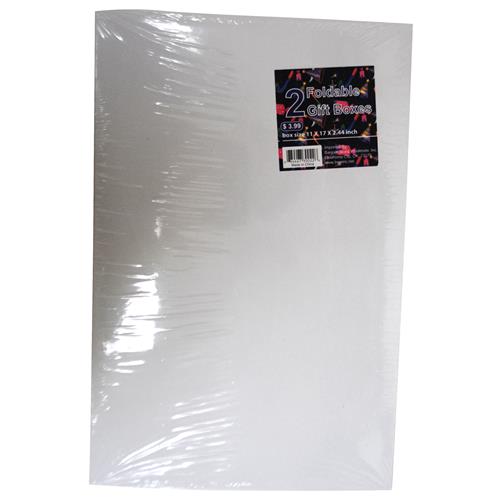 Wholesale White Gift Box In PDQ- Large - GLW