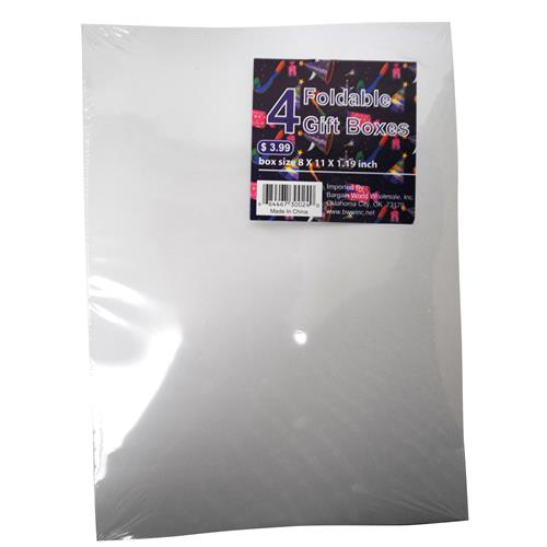 Wholesale White Gift Box In PDQ- Small - GLW