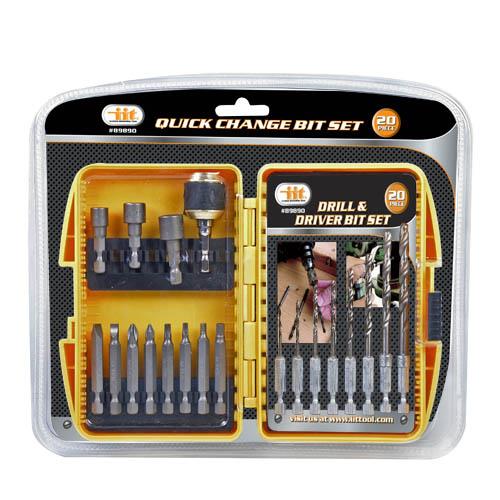 Wholesale 20PC Quick Change Bit Set - GLW