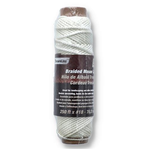 Wholesale Z250'x18 WHITE BRAIDED MASON LINE 17LB WLL - GLW