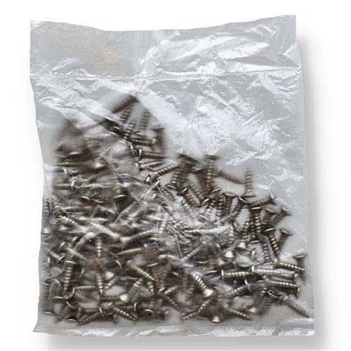 Wholesale z200pc OVAL HEAD METAL SCREWS #5 FH x 1/2'' BURNISHED BRASS - GLW