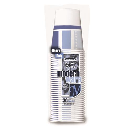 Wholesale 3oz 36ct Modernware Designer Paper Cups - GLW