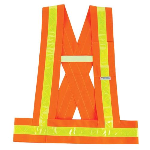 Wholesale Z3M BREAKAWAY REFLECTIVE SASH 3XL ANSI TYPE O CLASS 1 - GLW