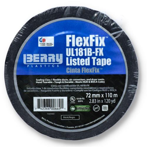 Wholesale Z2.83x120 YARD FLEX FIX UL181B-FX LISTED FILM TAPE - GLW