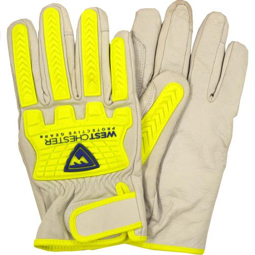 Wholesale ZDriver Glove, Goat TPR Driver, Sz 2x, Hv Ylw, Goat Skin, 5mm ...