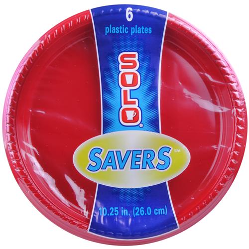 Wholesale Solo Red Party Plate 10.25" - GLW